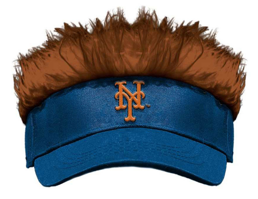 The Northwest MLB New York Mets Flair Hair Baseball Visor - Sports Diamond