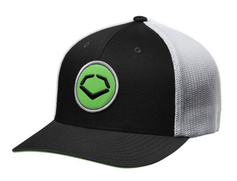 Evoshield Circle Flex Fit Mesh Back Baseball Cap Hat Logo Patch ...