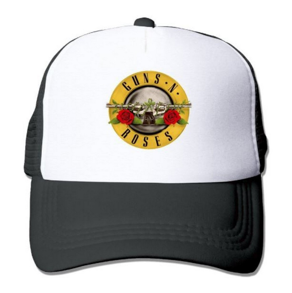 Guns N Roses Men's Trucker Logo Baseball Cap Hat Music Bands Snapback ...