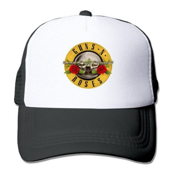Guns N Roses Men's Trucker Logo Baseball Cap Hat Music Bands Snapback ...