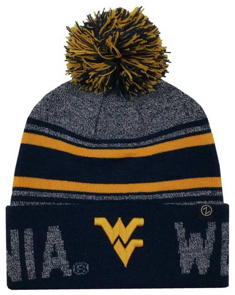 Zephyr Hats University of West Virginia Orbit Knit Hat NCAA College ...