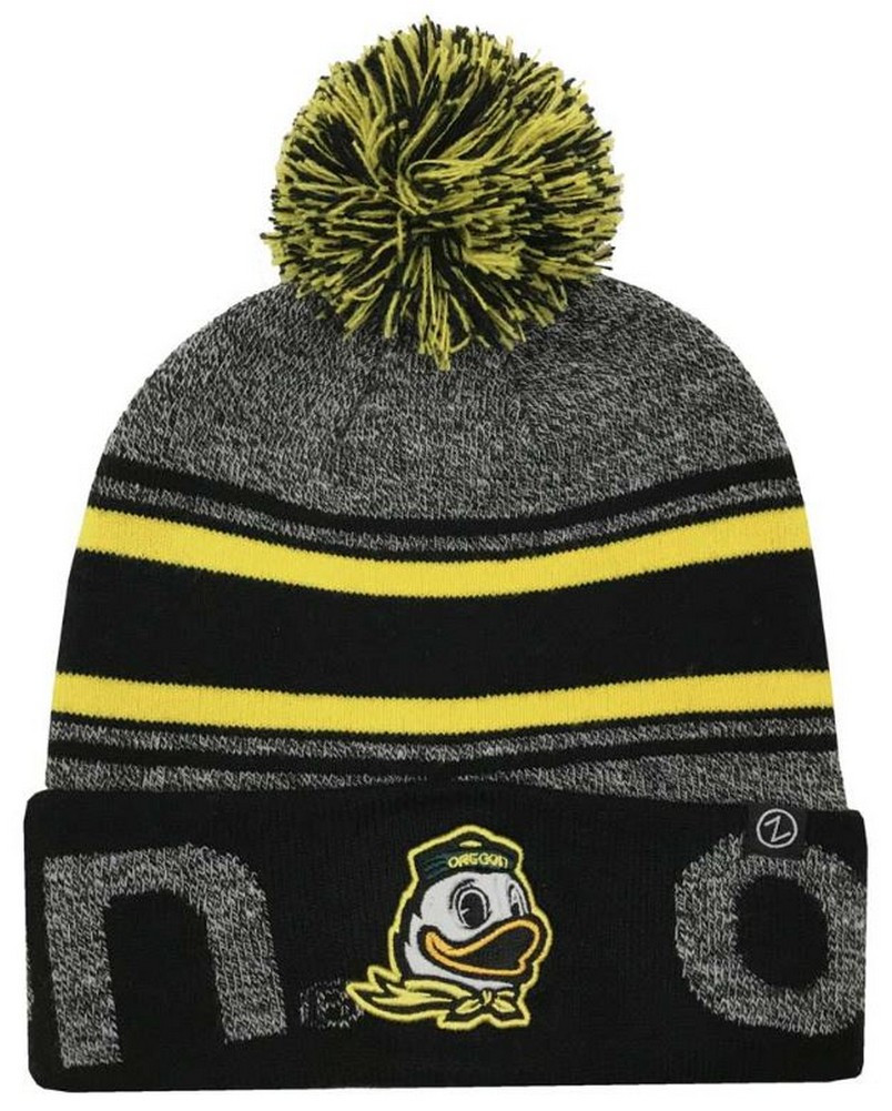 Zephyr Hats University of Oregon Ducks Orbit Knit Hat NCAA College ...