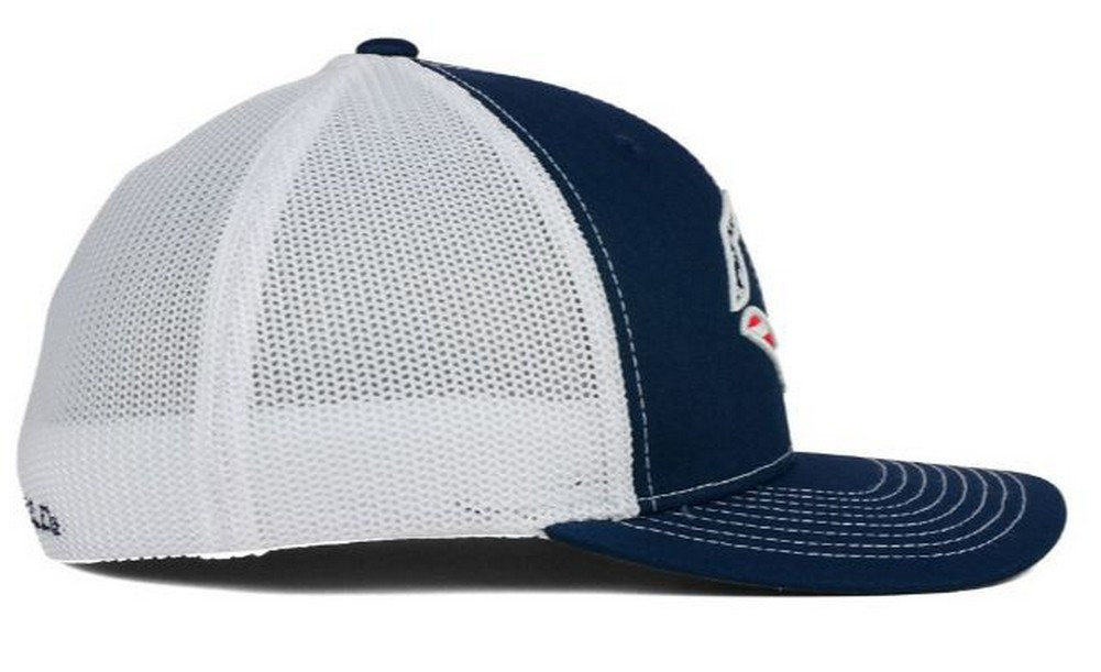 Evoshield Navy USA Fitted Trucker Baseball Cap Hat, Navy WTV1035320 ...