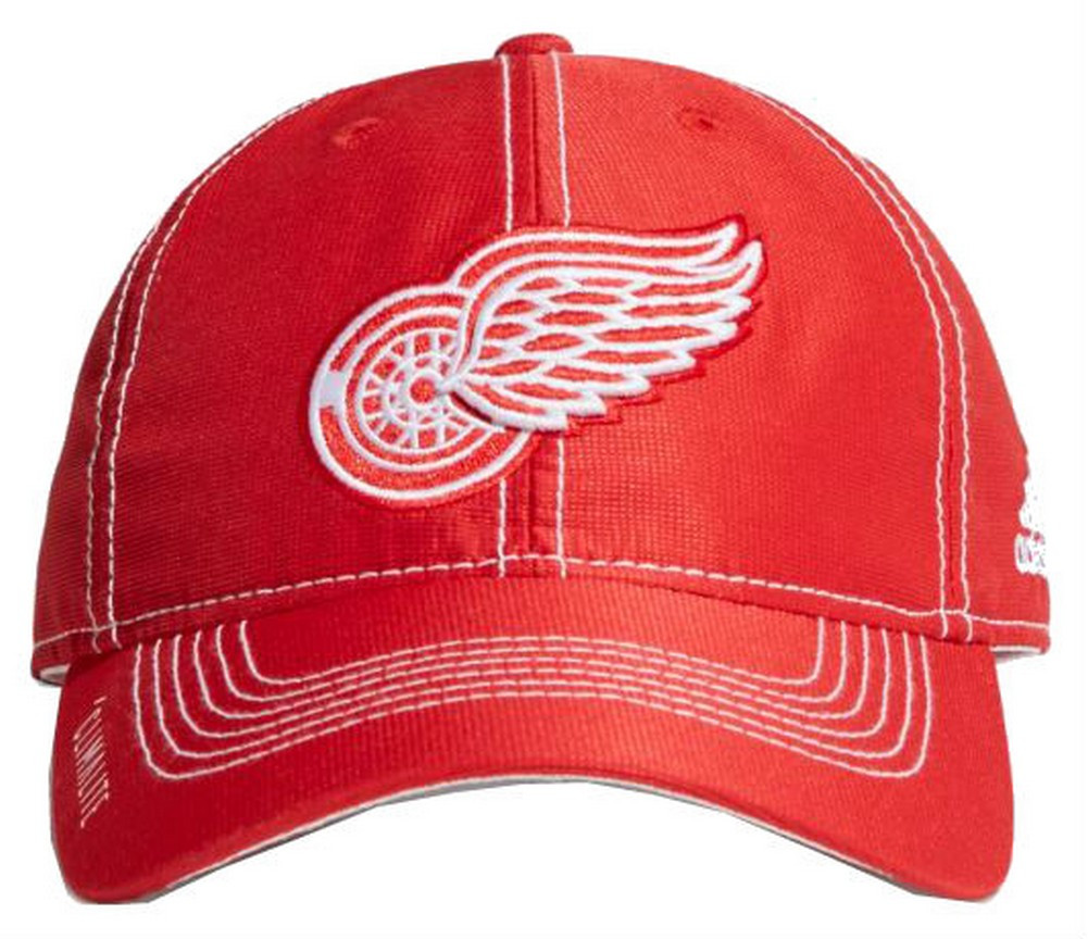 Adidas NHL Hockey Detroit Red Wings Cap Hat Slouch Dobby ADJ Climalite ...