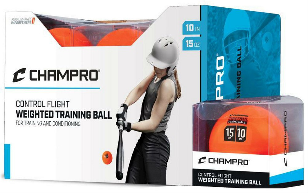 Champro Control Flight Ball 10" Baseball/Softball 15 oz. Box 0f 12 ...