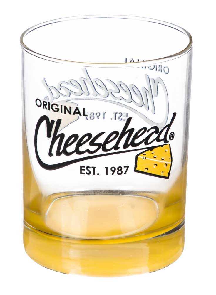 Original Cheesehead Gradient Finish Old Fashion Glass - 12 oz. 3DOF5070 ...