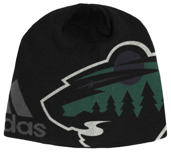 Adidas Men's NHL Minnesota Wild Stocking Knit Hat Beanie Stocking Cap ...