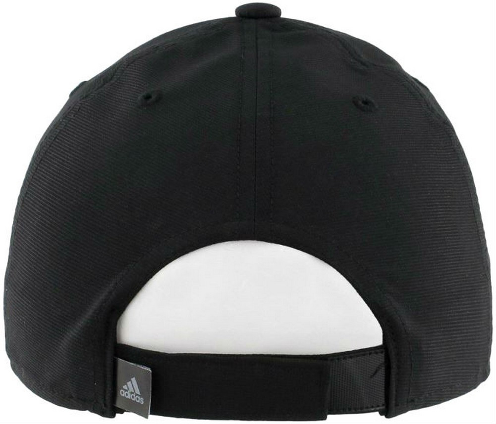 Adidas Men's Decision Adjustable Hat Dry Wick Baseball Cap Velcro Black ...