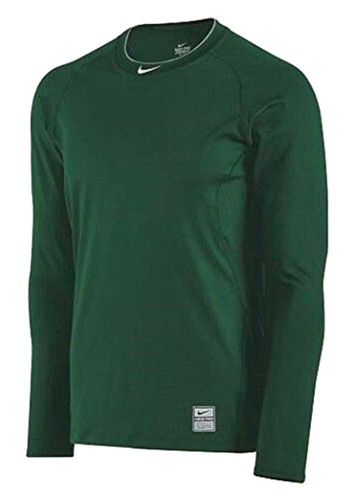 Nike Mens Core Fitted Raglan Long Sleeve Baseball Performance Shirt ...