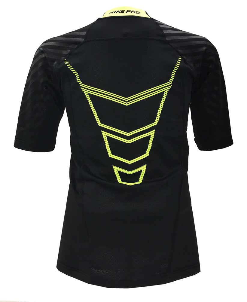 Nike Men's Pro Hyperwarm Comp Crew Compression Shirt 1/2 Sleeve Top ...