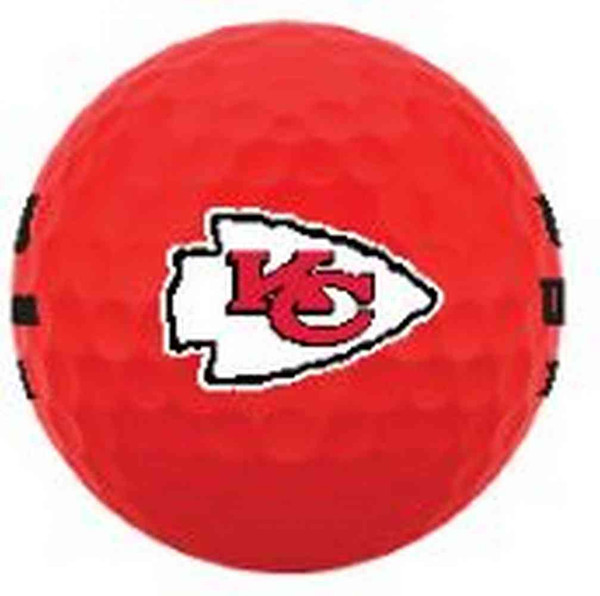 Wilson Duo Soft NFL Football Golf Balls (12 Balls) Kansas City Chiefs ...