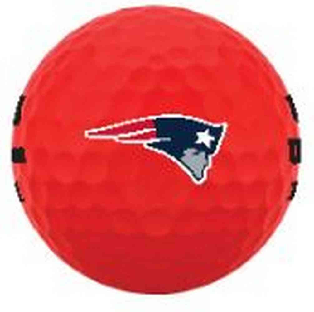 Wilson Duo Soft NFL Football Golf Balls (12 Balls) New England Patriots ...