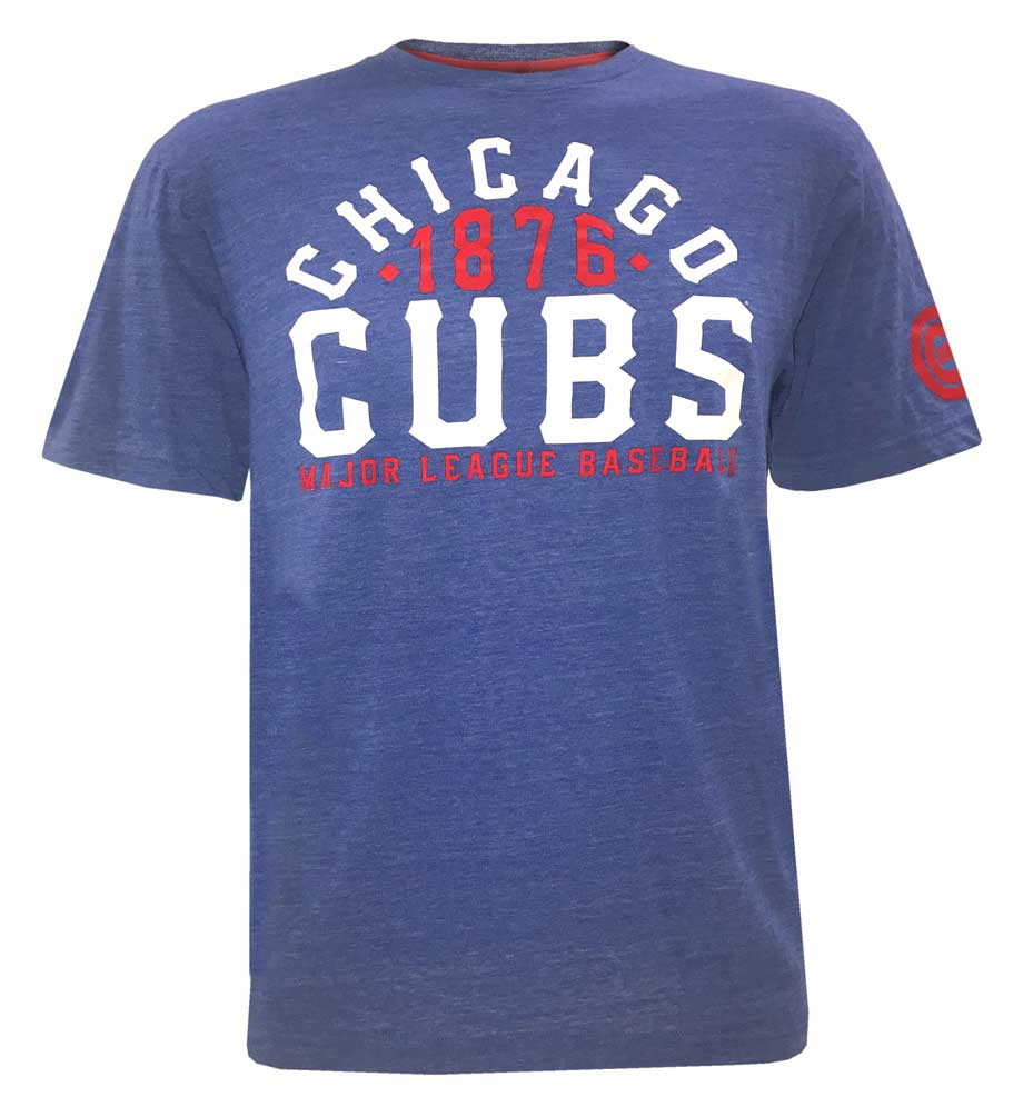 Fanatics Mens MLB Chicago Cubs Retro 1876 Tee T-Shirt Crew Neck ...
