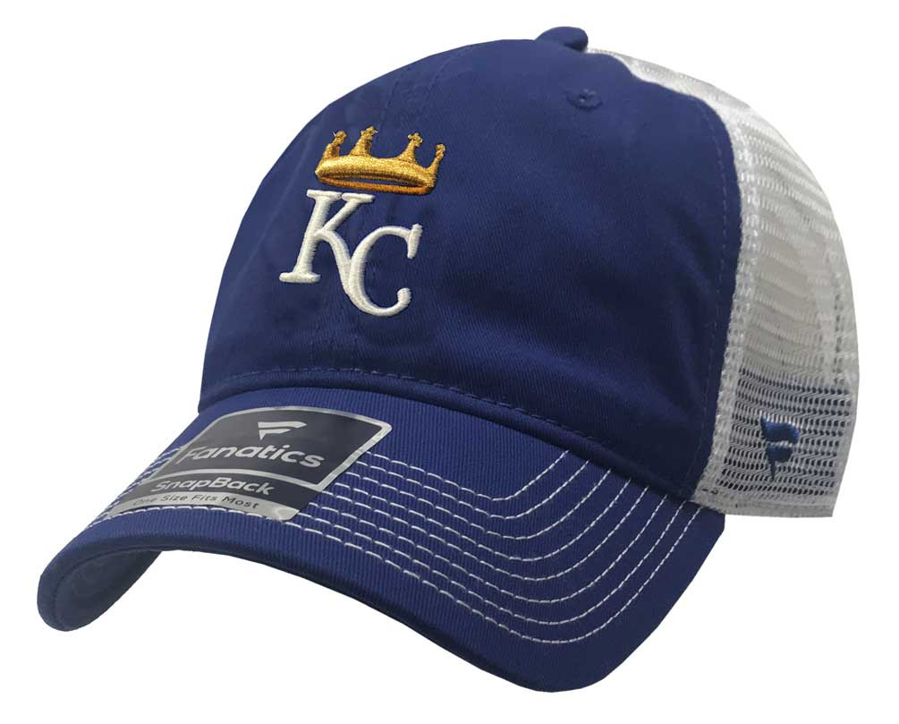 Fanatics MLB Kansas City Royals Baseball Cap Logo Mesh Back Adjust Hat ...