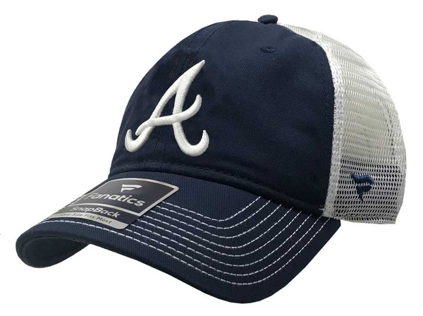 Fanatics MLB Atlanta Braves Baseball Cap Logo Mesh Back Adjust Hat ...