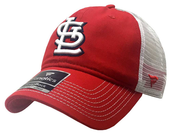 Fanatics MLB St Louis Cardinals Baseball Cap Logo Mesh Back Adjust Hat ...