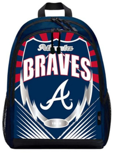 Northwest MLB Atlanta Braves Lighning Backpack 16.5"x 12" Childrens ...