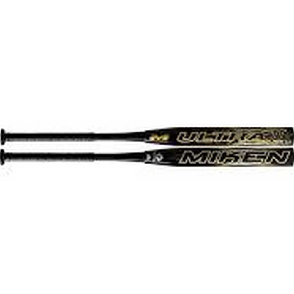 Miken Ultra II BigCat Endload SSUSA Slowpitch Softball Bat, Black ...