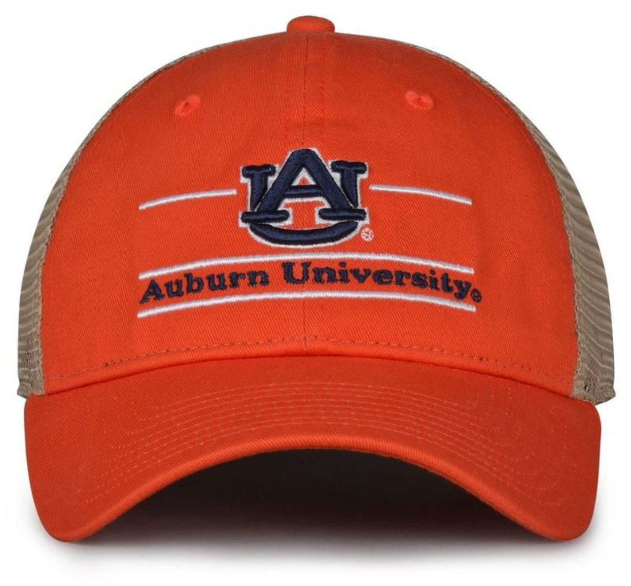 The Game Auburn University Tigers AU Logo Split Bar Adjustable Cap ...
