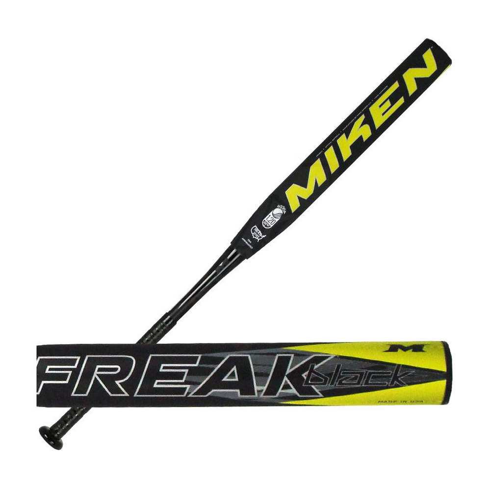 Miken Freak Black Slowpitch Softball Bat Maxload USSSA FRKBKU - Sports ...