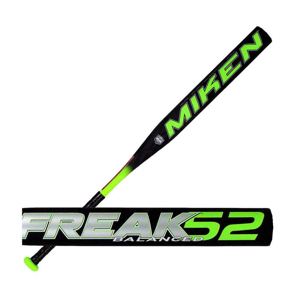 Miken Freak 52 ASA Balanced Slowpitch Softball Bat - 52FKBA - Sports ...