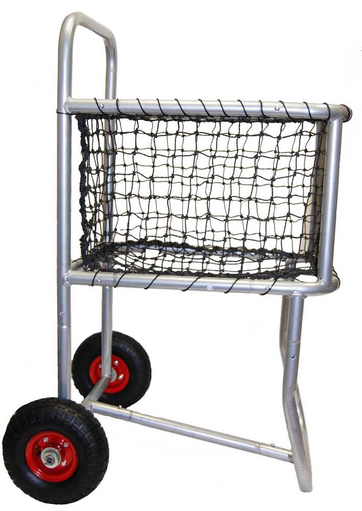 Trigon Sports ProCage Professional Baseball Ball Cart, Silver 18 X 24 ...