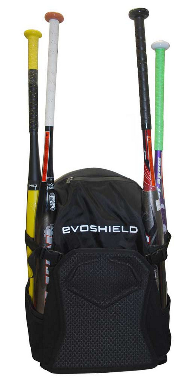 EvoShield Baseball BatPack with Laptop Compartment - Black 424001 - Sports Diamond