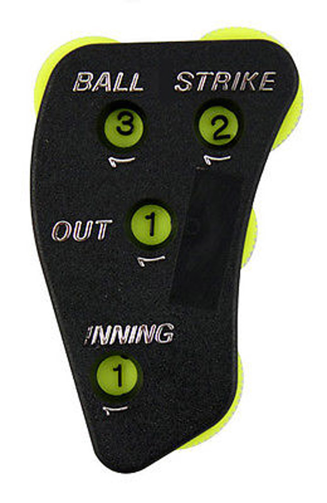 Champro Umpire Ump Indicator, 4 Dial. Counter Track Pitches Base ...