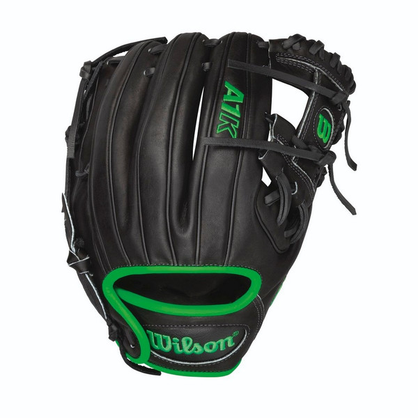 Wilson A1K 1788 Infielders Neon Green Baseball Glove RHT 11.25 ...