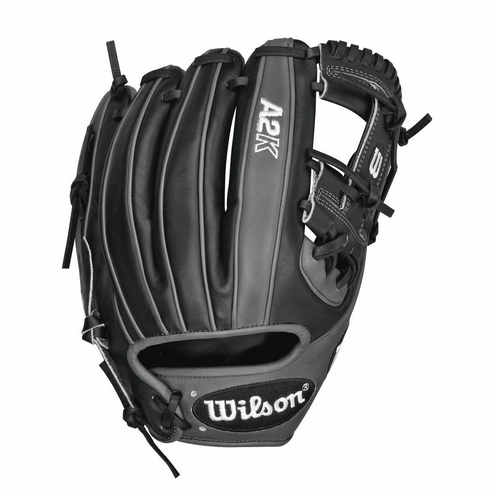 Wilson A2K 1786 Infielder Baseball Glove Jet Black/Coal RHT 11.5 ...