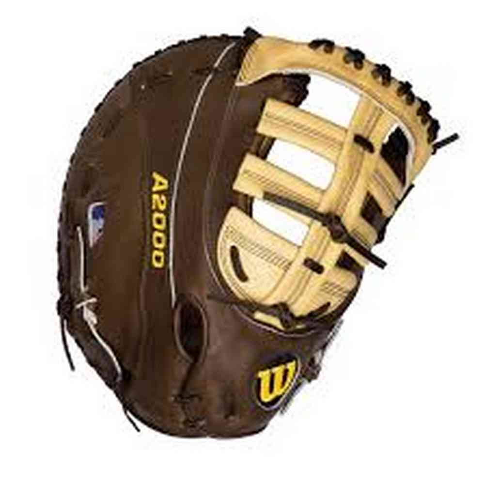 Wilson Single Post Web First Base Mitt Baseball Glove 12-Inch WTA2800PS ...