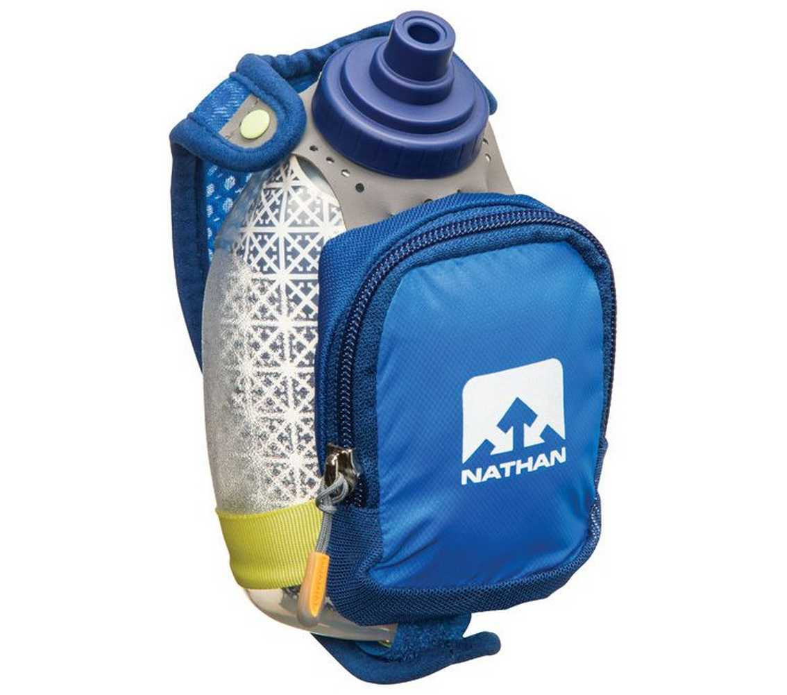 Nathan Sports QuickShot Plus Insulated with 8oz Flask Water Bottle ...
