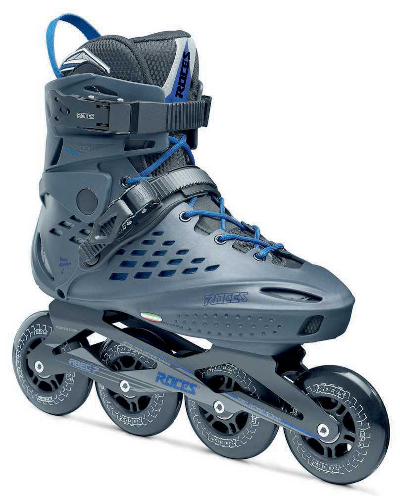 Roces Men's Vidi Fitness Inline Skates Blades Charcoal/Strong Blue ...
