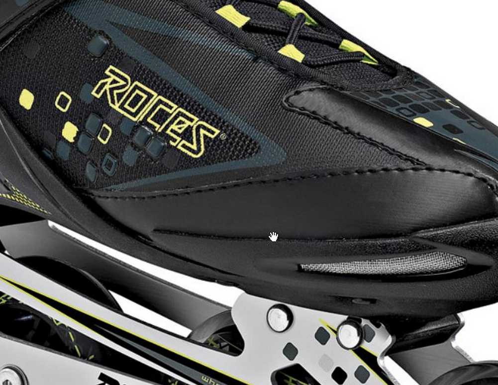Roces Men's Pixel Inline Fitness Skates Italian Design Black/Acid ...