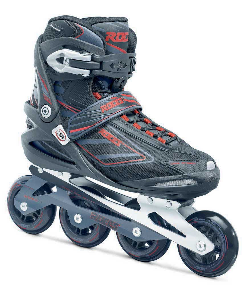 Roces Men's IZI Sporty Fitness Inline Skates Blades Black-Charcoal ...