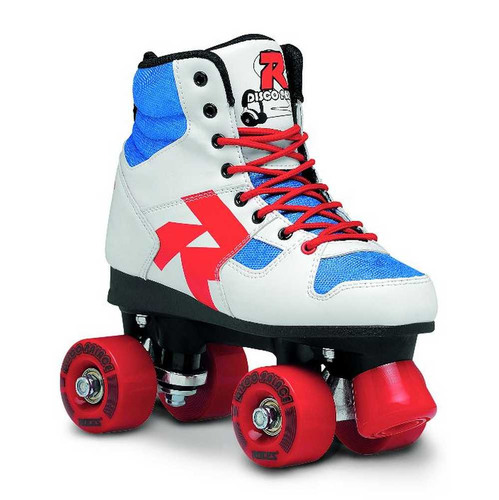 Roces Unisex Disco Palace Fitness Quad Skates Roller Skate Red White