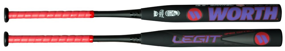 Worth Legit 13.5 Greg Connell Balanced Slowpitch Softball Bat Pink ...