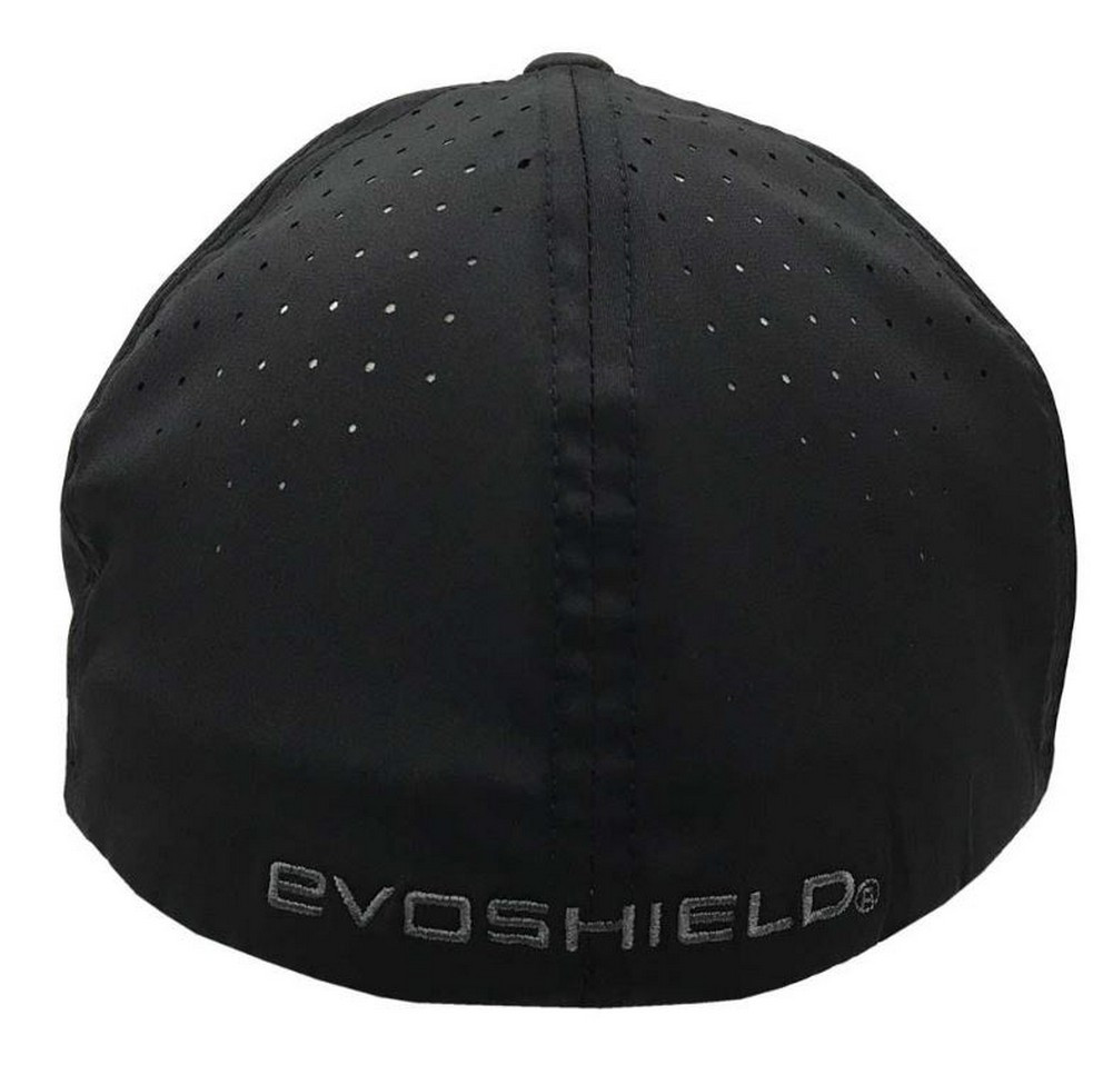 Evoshield Flex Fit VII Tourney EvoLITE Baseball Hat Cap Black/Gray ...