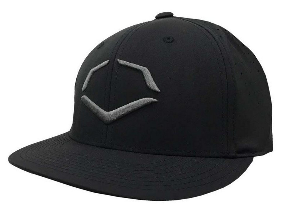 Evoshield Flex Fit VII Tourney EvoLITE Baseball Hat Cap Black/Gray ...