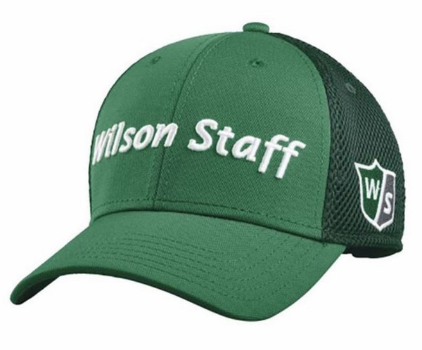 Wilson W/S Men's Staff Flat Brim Tour Mesh Golf Cap Hat Color Options ...