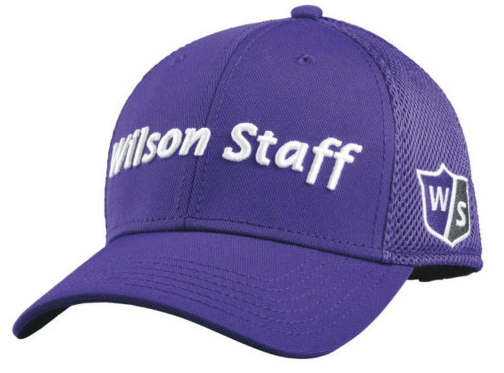 Wilson W/S Men's Staff Flat Brim Tour Mesh Golf Cap Hat Color Options ...
