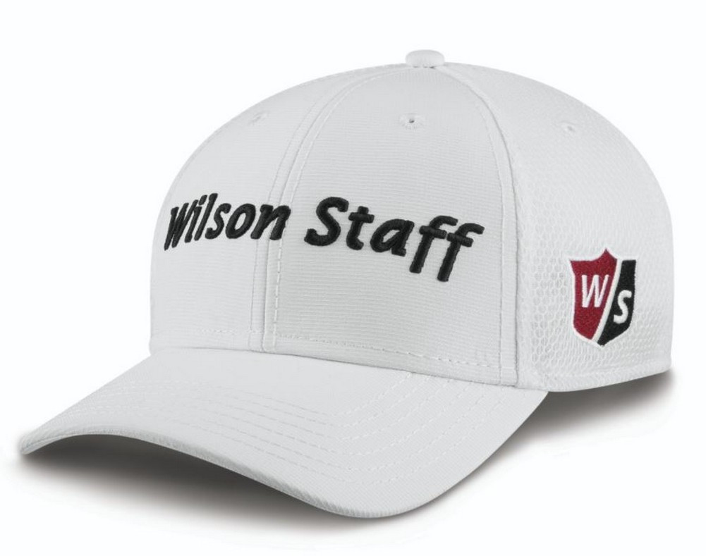 Wilson W/S Men's Staff Flat Brim Tour Mesh Golf Cap Hat Color Options ...