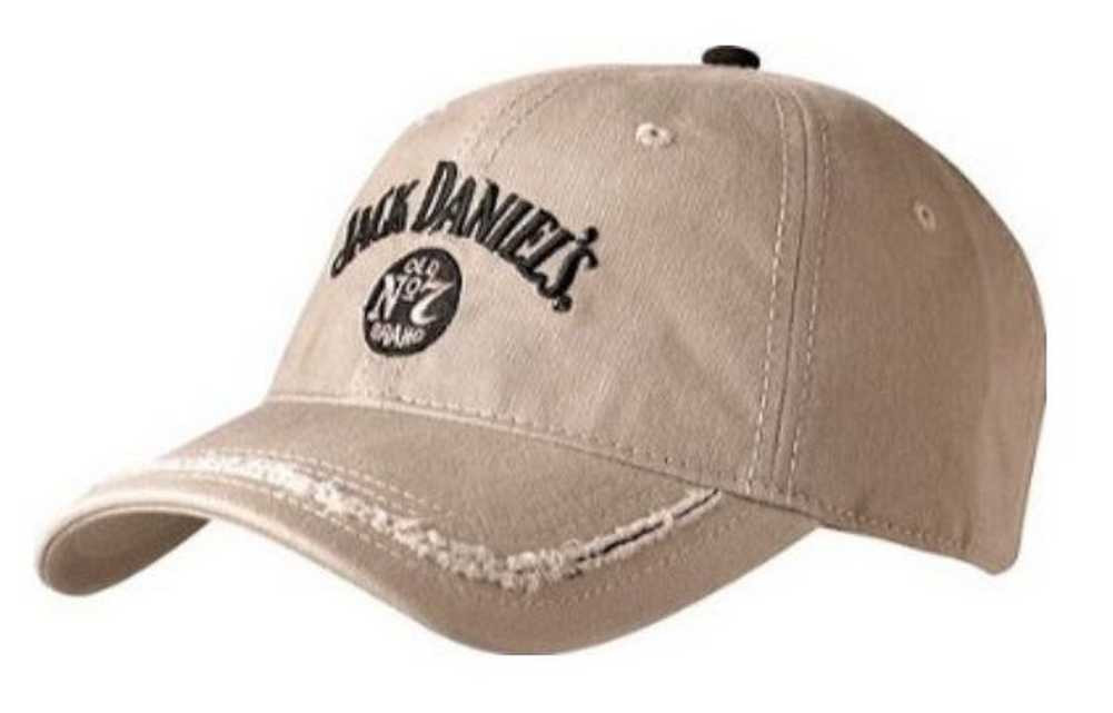 Jack Daniels Men's Distressed Logo Baseball Cap - Khaki JD77-33 ...