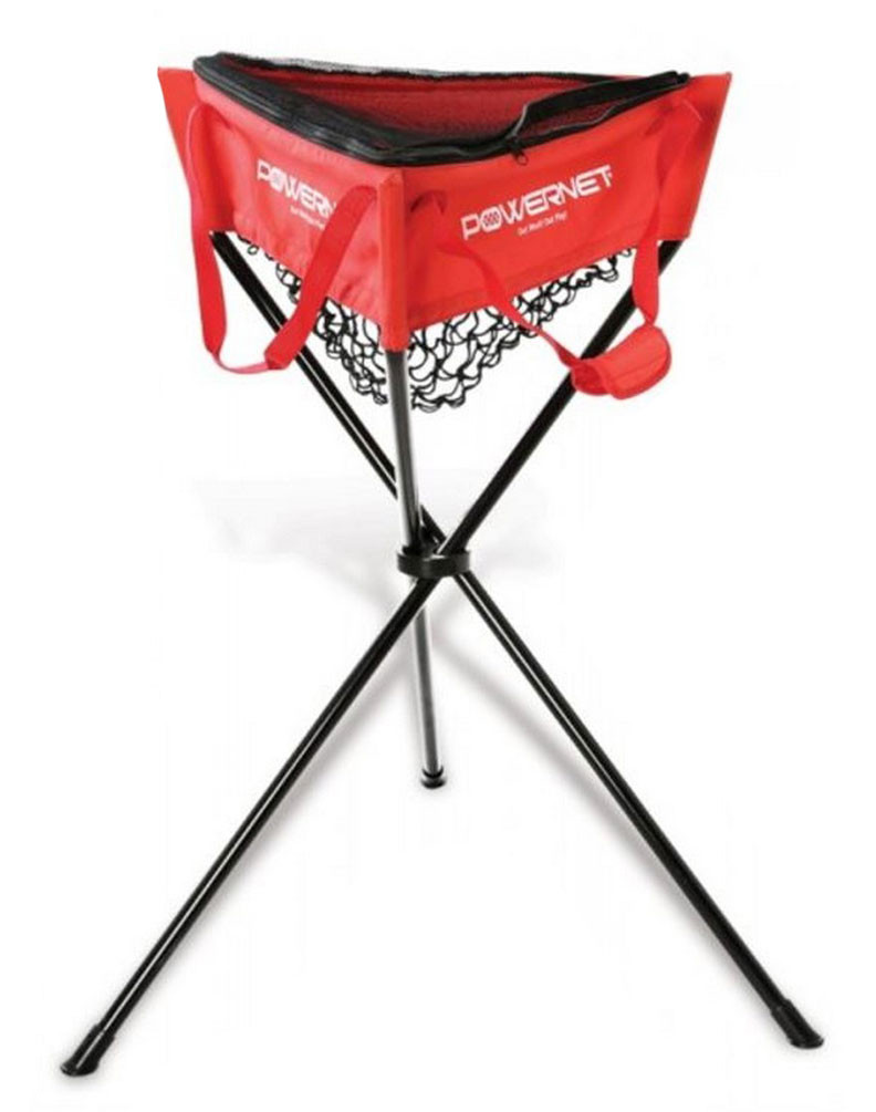 Powernet Baseball Softball Zippered Removable Ball Caddy Stand, Red PN ...