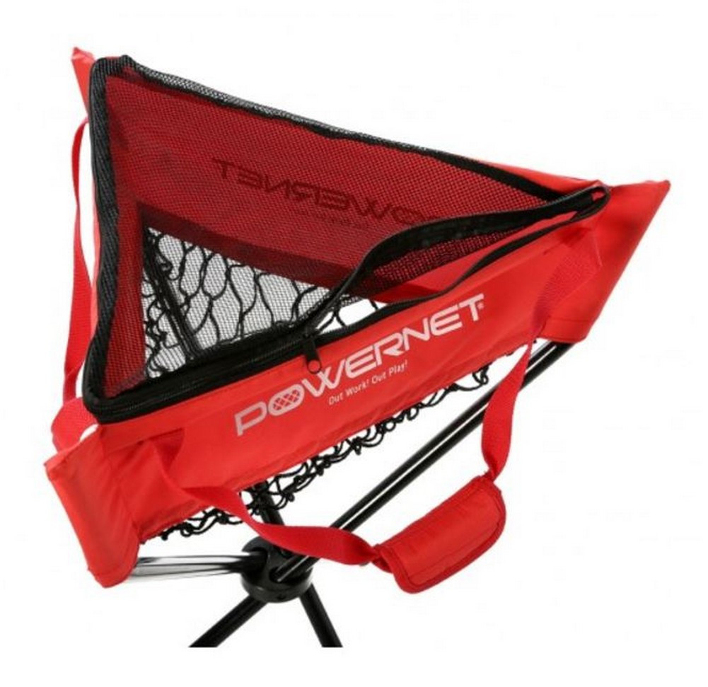 Powernet Baseball Softball Zippered Removable Ball Caddy Stand, Red PN ...