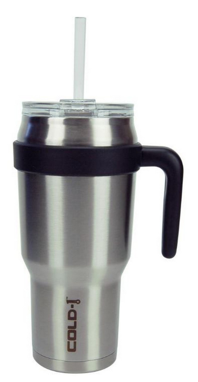 Reduce Cold-1 40 oz. Stainless Steel Travel Tumbler Cup w/ Straw 01486 ...