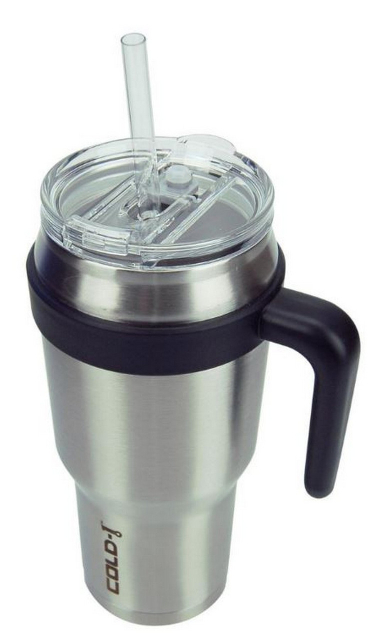 Reduce Cold-1 40 oz. Stainless Steel Travel Tumbler Cup w/ Straw 01486 ...