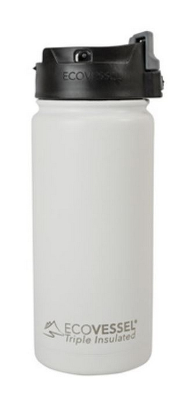 Eco Vessel Perk 16 oz. Trimax Insulated Coffee/Tea Travel Bottle ...