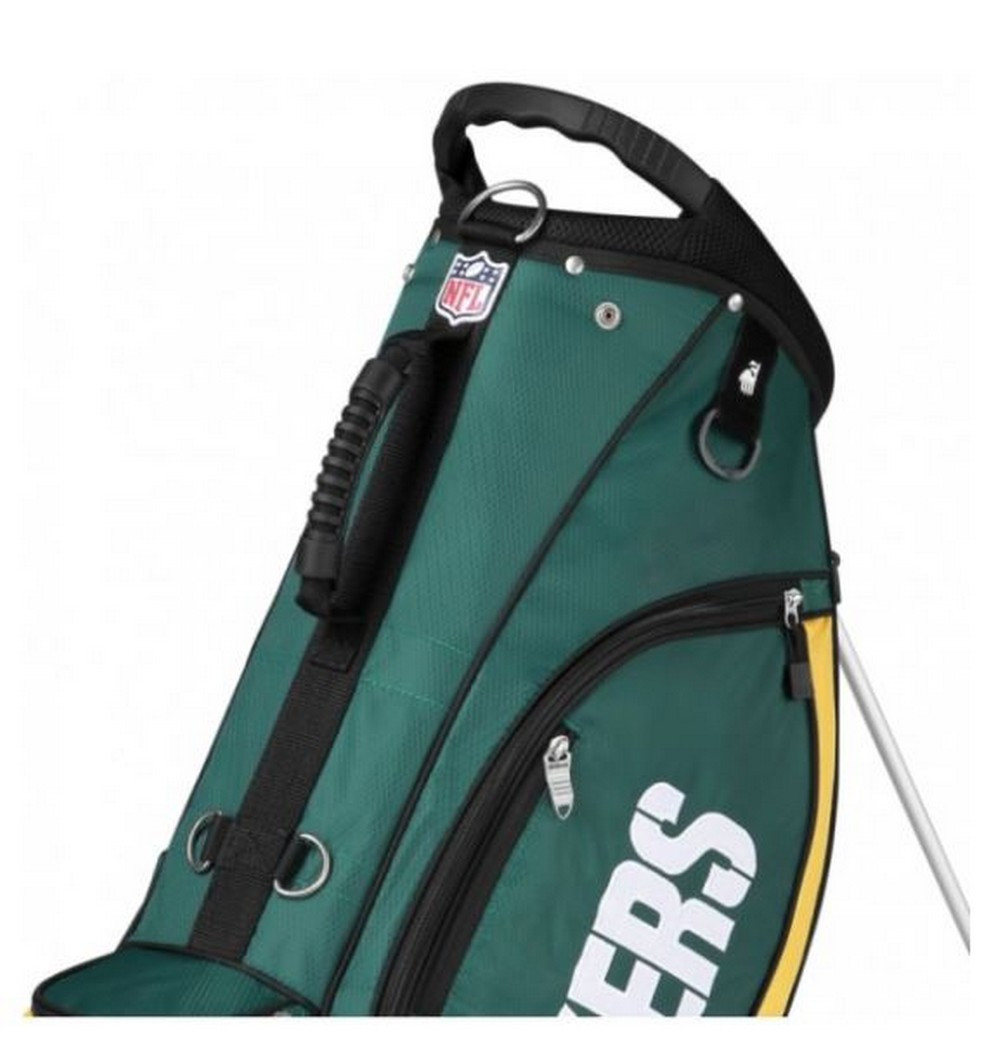 Wilson NFL Carry Golf Bag w/ Stand Green Bay Packer, Green/Yellow ...