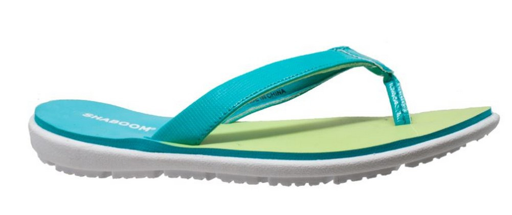 AdTec Women's Shaboom Thong Flip Flop Sandal Slip-On Shoe Dual Density ...
